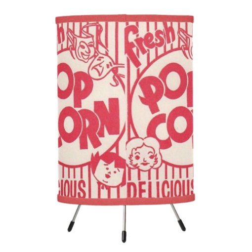 MOVIE NIGHT POPCORN LAMP | Zazzle