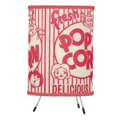 MOVIE NIGHT POPCORN LAMP | Zazzle