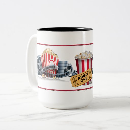 Movie Night Popcorn Mug | Zazzle