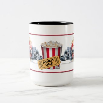Movie Night Popcorn Mug | Zazzle