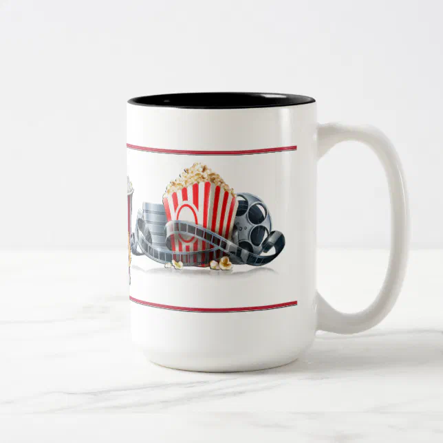 Movie Night Popcorn Mug | Zazzle