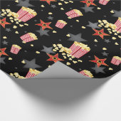 Movie popcorn wrapping paper | Zazzle
