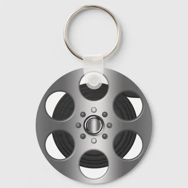 Movie Reel Keychain | Zazzle