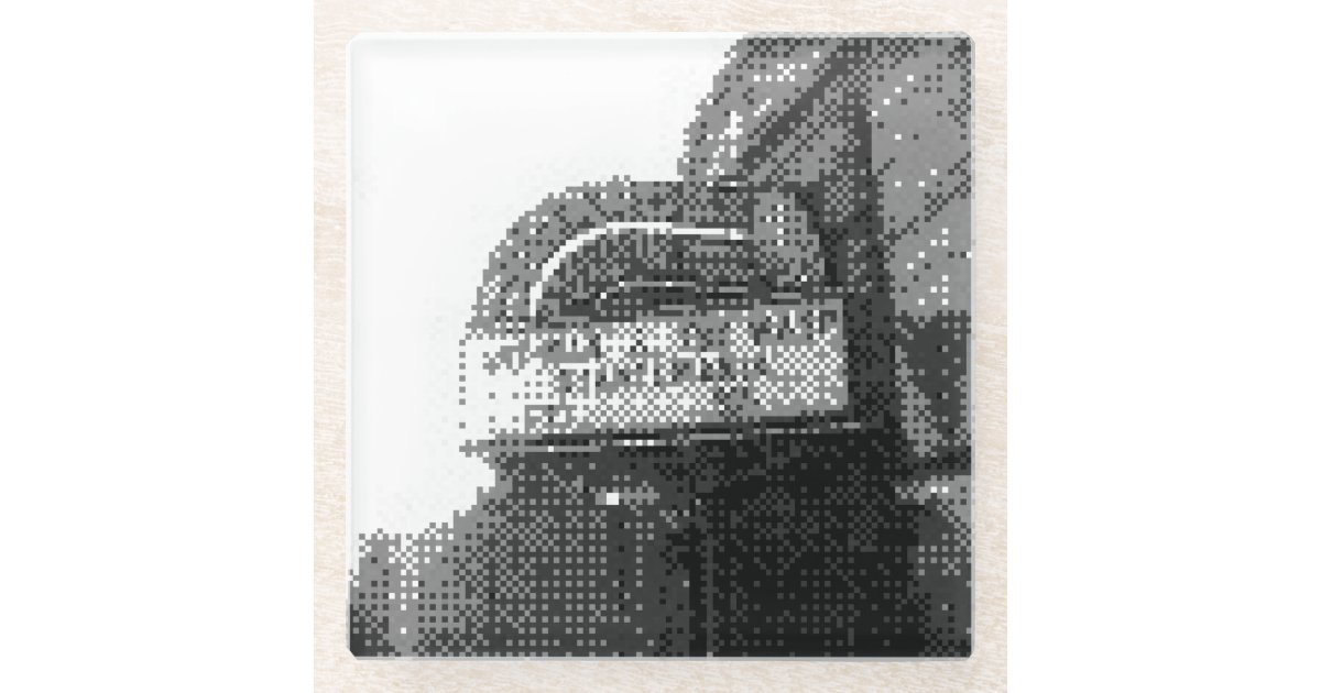 movie theater marquee glass coaster | Zazzle