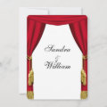 Movie / Theater Theme Wedding Invitation | Zazzle