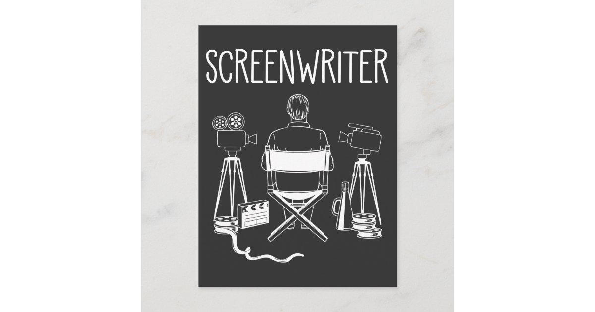 Movie Theatre Director Filmmaker Saying Postcard | Zazzle