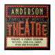 Movie Theatre Marquee Home Cinema | Personalized Ceramic Tile | Zazzle