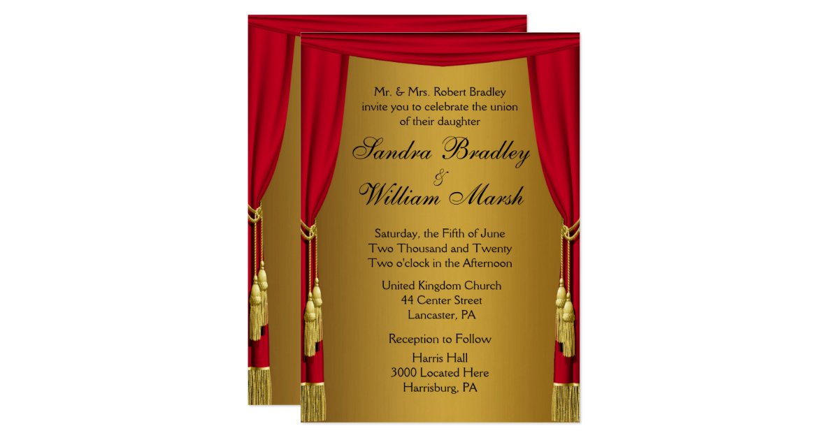 Movie Theme Wedding Invitation | Zazzle.com