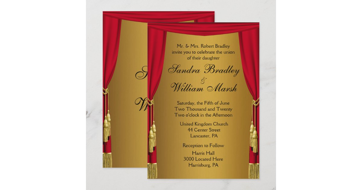 Movie Theme Wedding Invitation | Zazzle