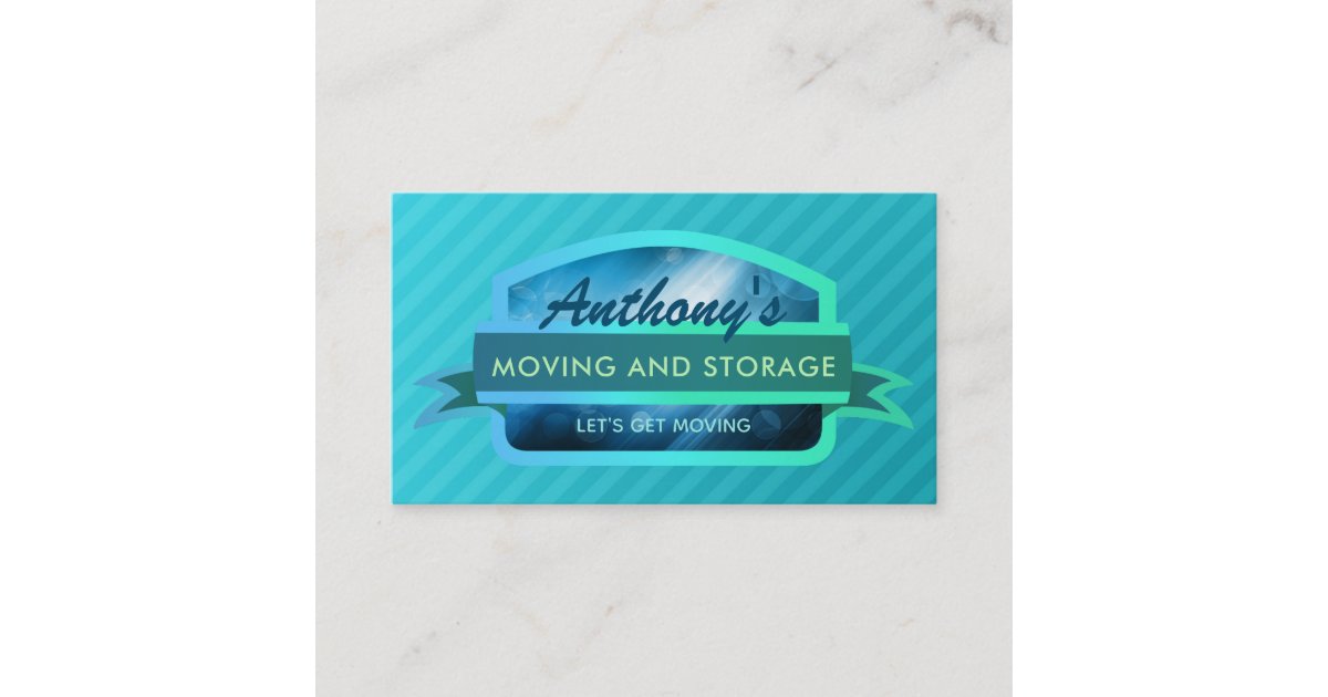 Moving and Storage Slogans Business Cards | Zazzle