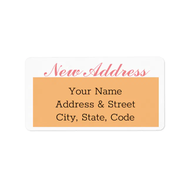 Moving Announcement New Address Stickers | Zazzle