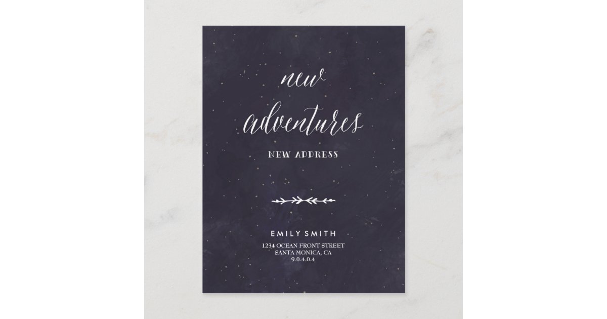 Moving announcement Postcard | Zazzle