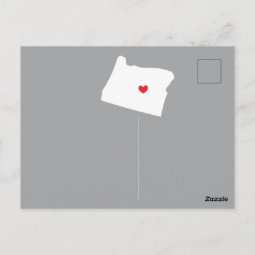 Moving Announcement State OREGON Post Card | Zazzle