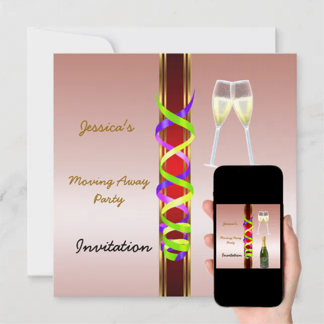 Moving Away Party Invitation | Zazzle