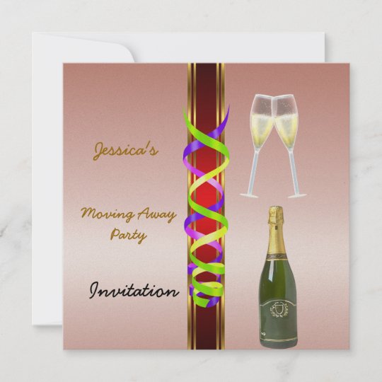 Moving Away Party Invitation | Zazzle.com