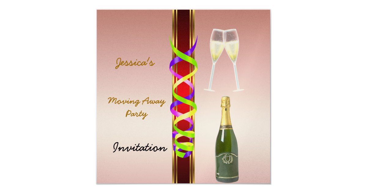 Moving Away Party Invitation | Zazzle.com