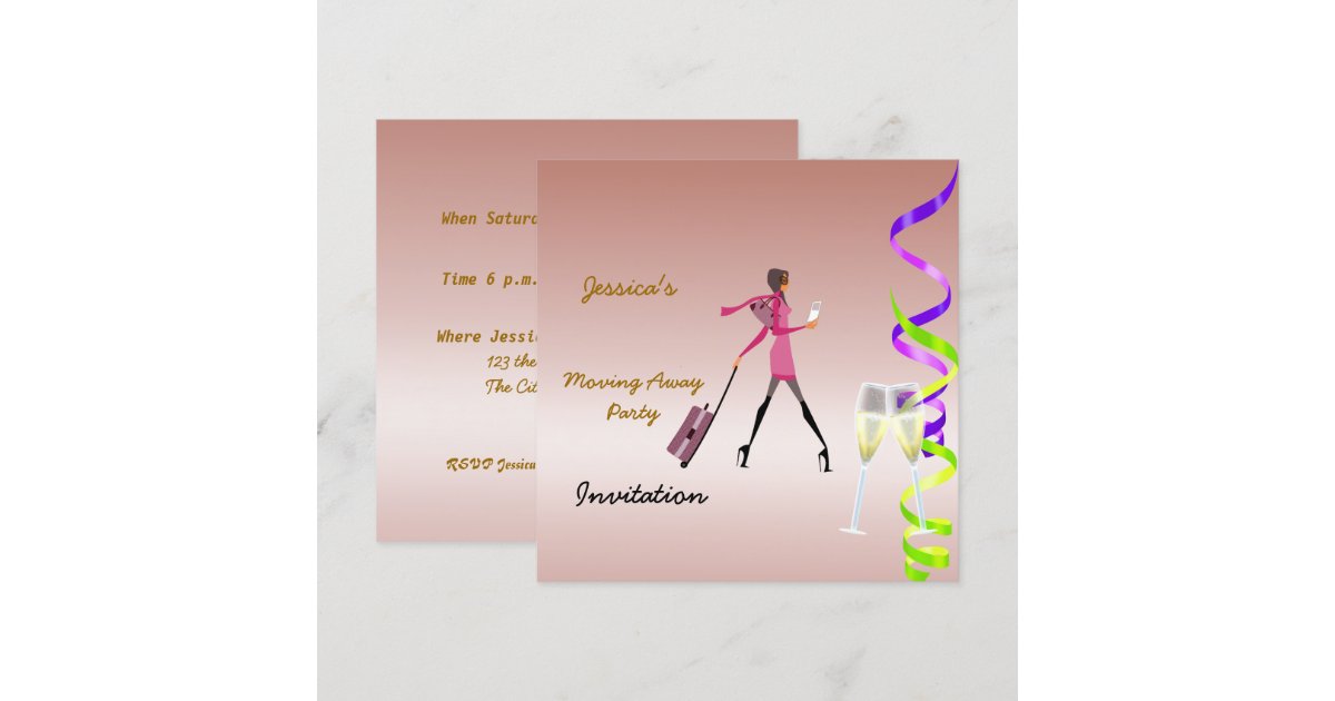 Moving Away Party Invitation | Zazzle