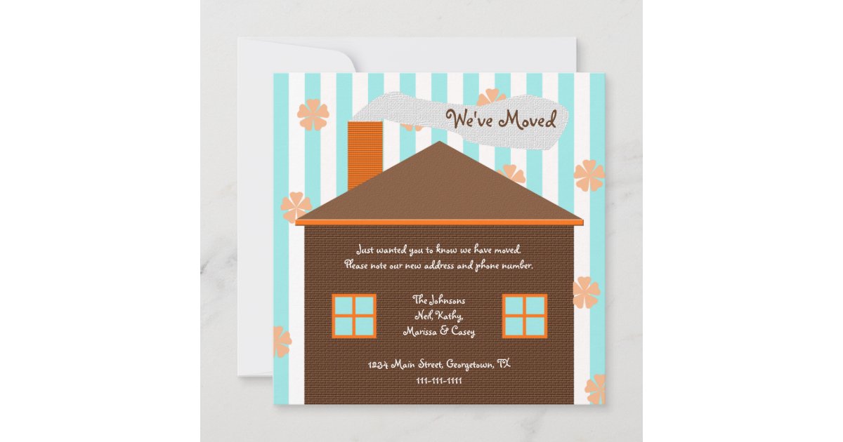 Moving Change of Address Announcements | Zazzle