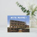 Moving Change of Address Funny House Building Announcement Postcard ...