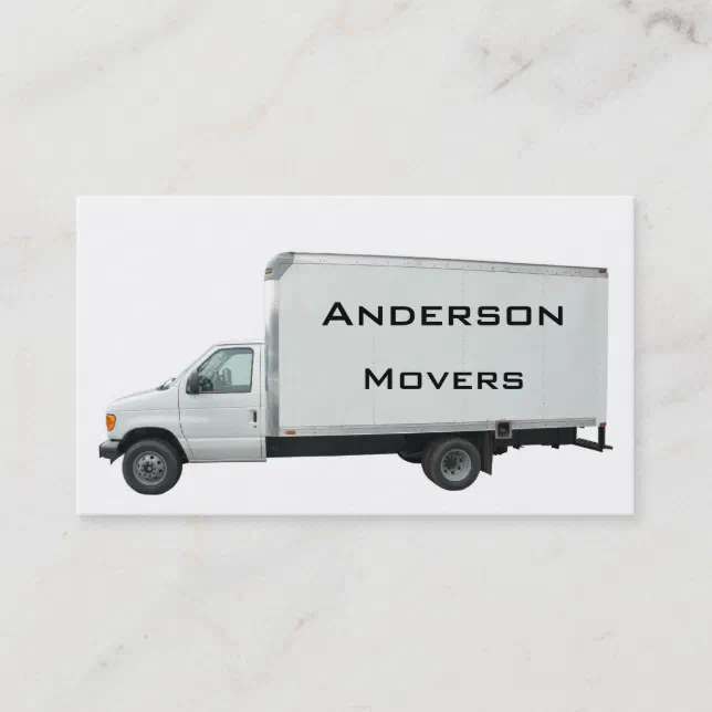 Moving Company, Business Card | Zazzle