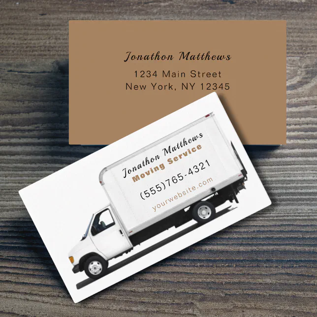 Moving Company Service Business Card | Zazzle