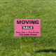 Moving, Estate, Yard or Garage Sale Yard Sign | Zazzle