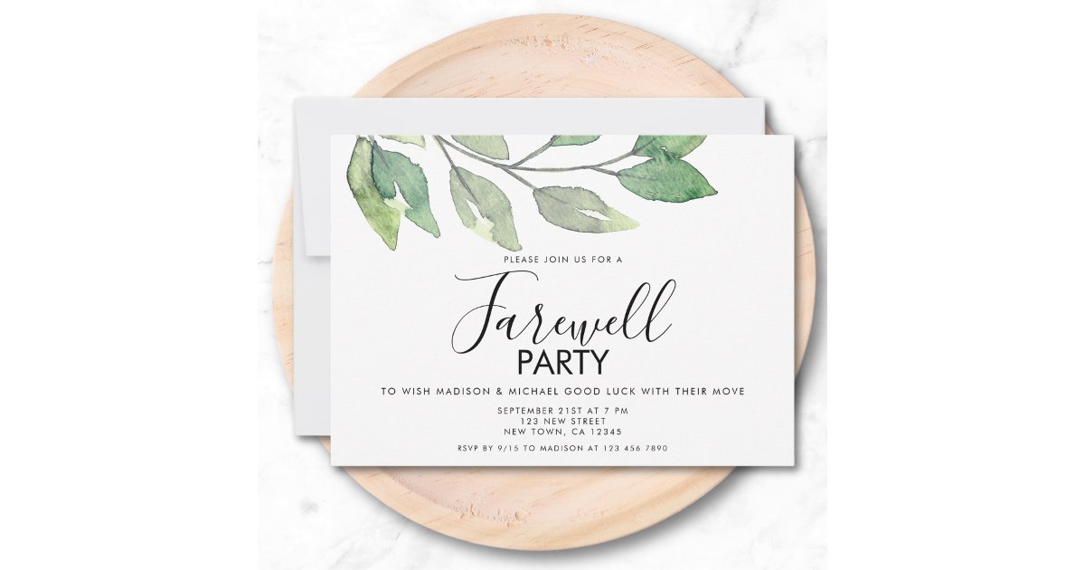 Moving House Farewell Party Invitation | Zazzle