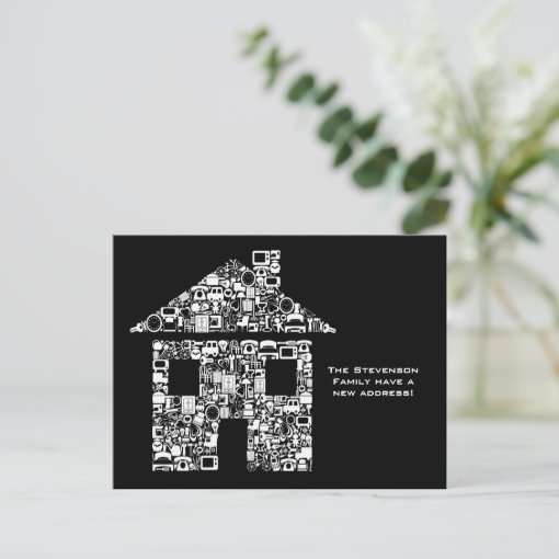 Moving House New Address Notification Note Card | Zazzle