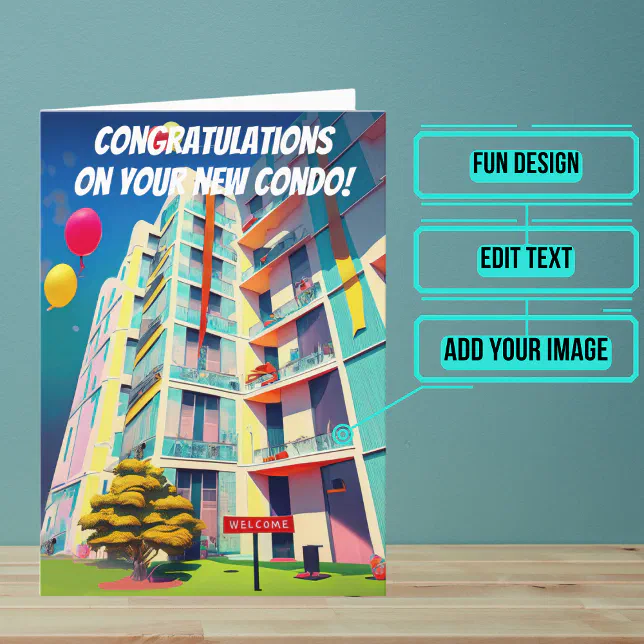 Moving House to New Condo Congratulations Card | Zazzle