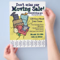 MOVING SALE customizable flyer | Zazzle