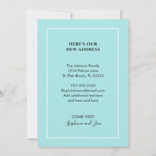 Moving to Florida State Map Gold Heart New Home Announcement | Zazzle