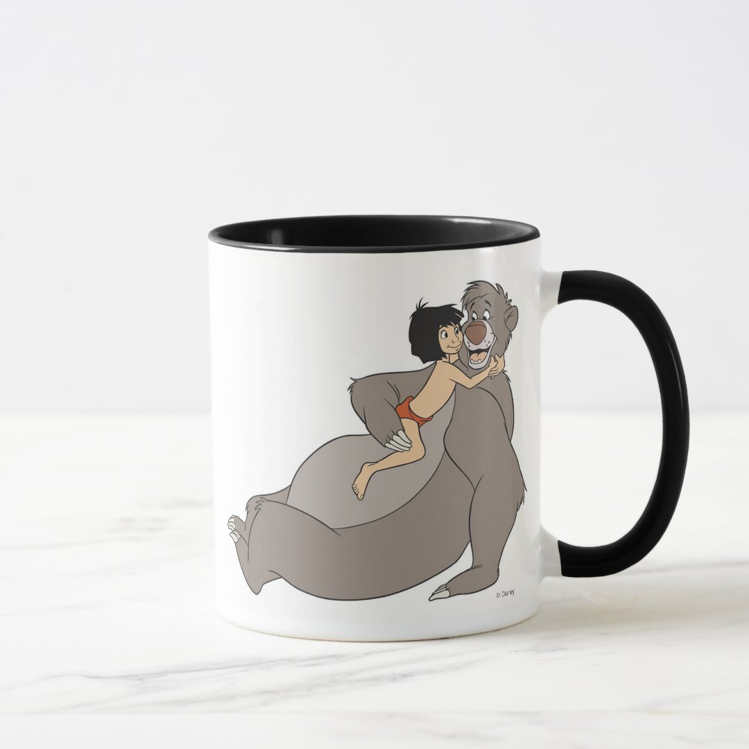 Mowgli Hugs Baloo Disney Mug | Zazzle