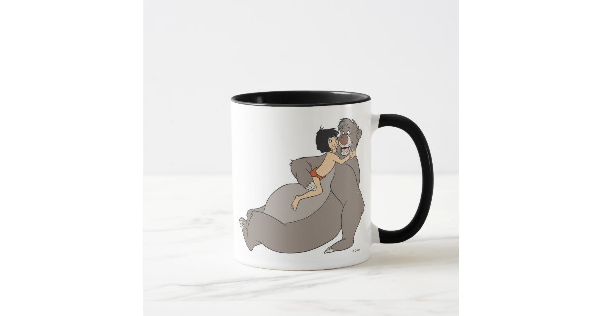 Mowgli Hugs Baloo Disney Mug | Zazzle