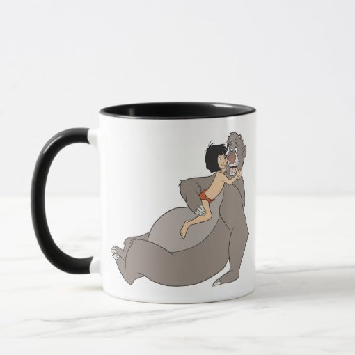 Mowgli Hugs Baloo Disney Mug | Zazzle