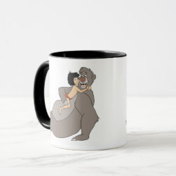 Mowgli Hugs Baloo Disney Mug | Zazzle