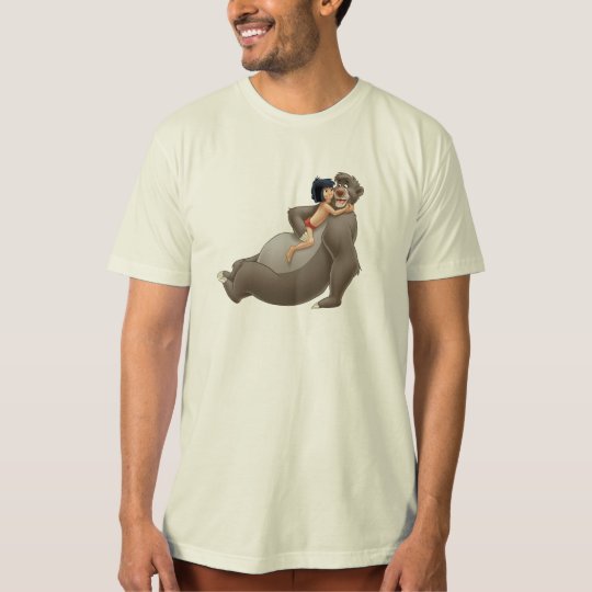 Mowgli Hugs Baloo Disney T-Shirt | Zazzle.com