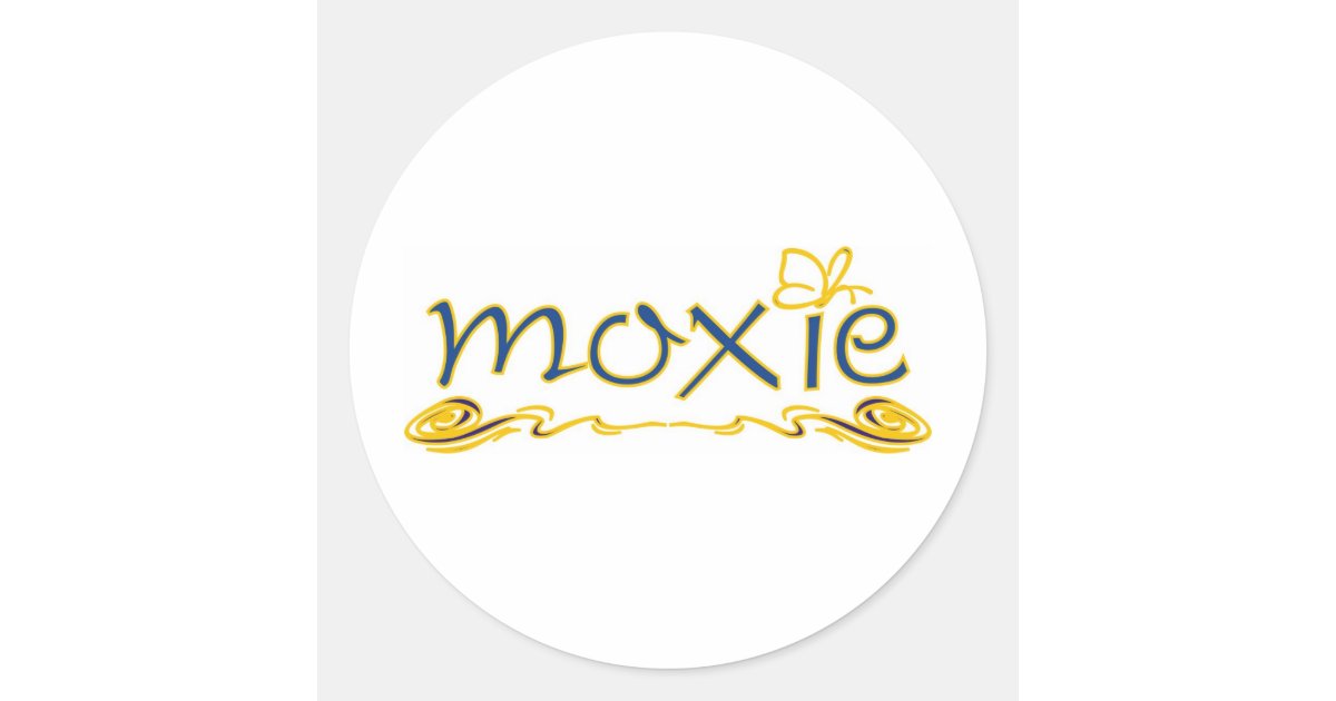 Moxie Classic Round Sticker | Zazzle