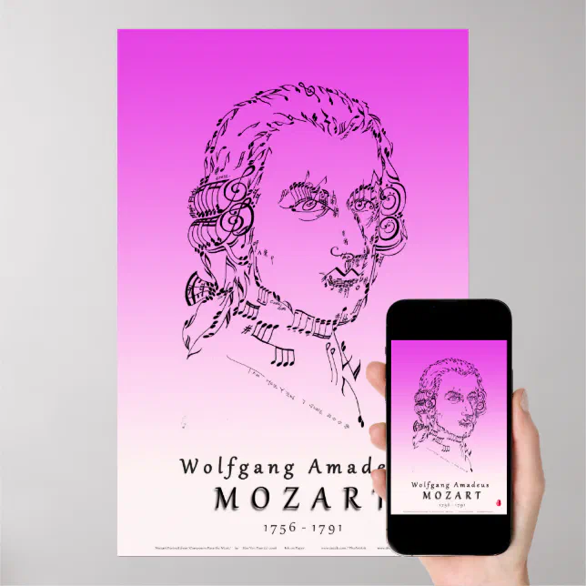 Mozart: Face the Music Poster | Zazzle