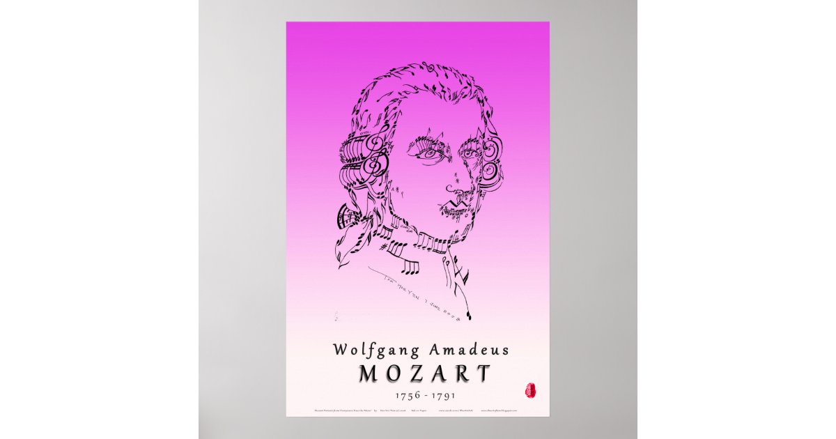 Mozart: Face the Music Poster | Zazzle