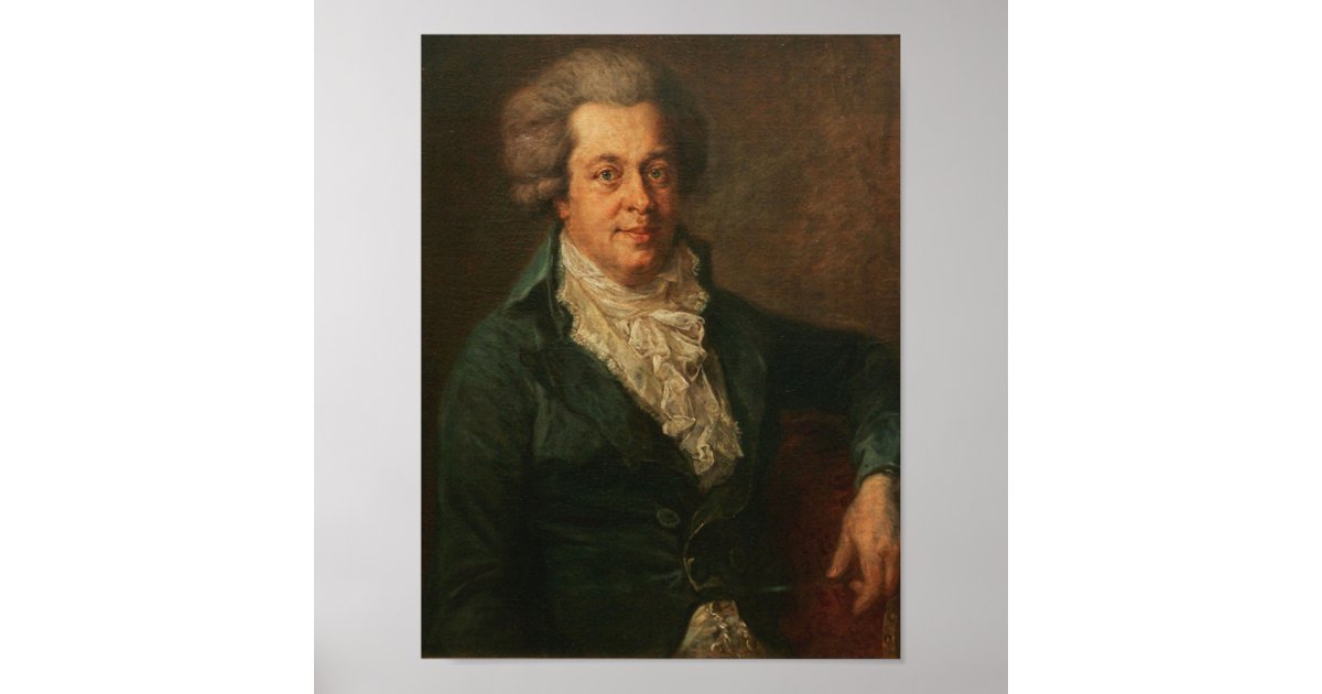 Mozart Portrait Poster | Zazzle