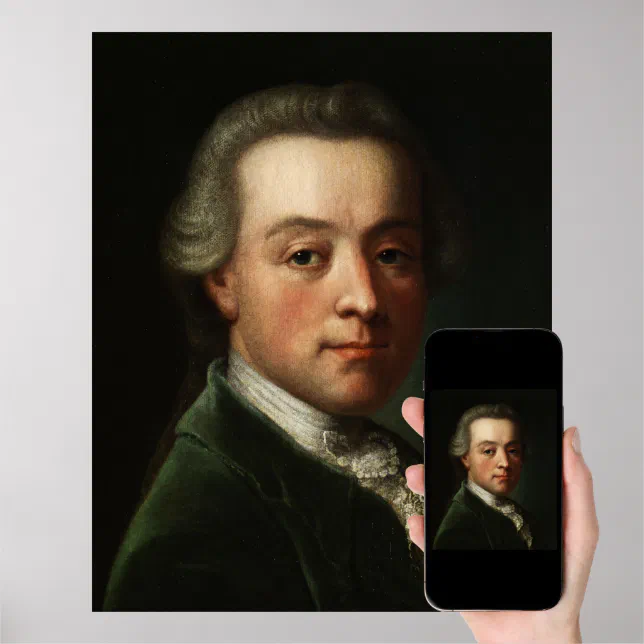 Mozart Portrait Poster | Zazzle