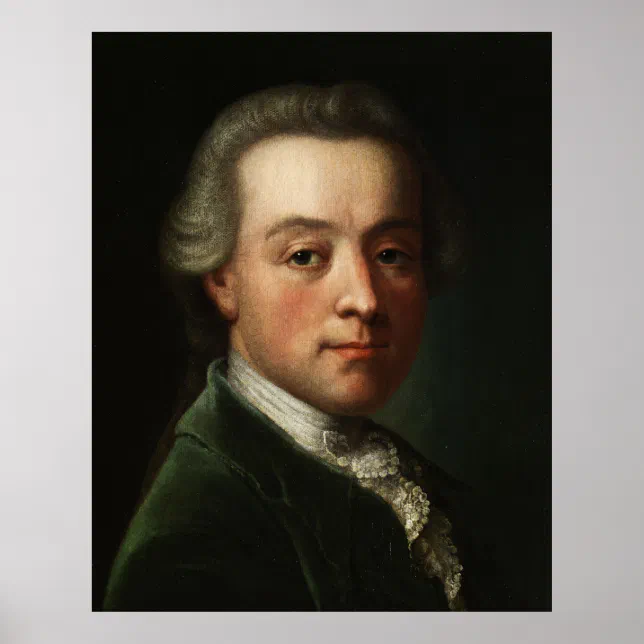 Mozart Portrait Poster | Zazzle