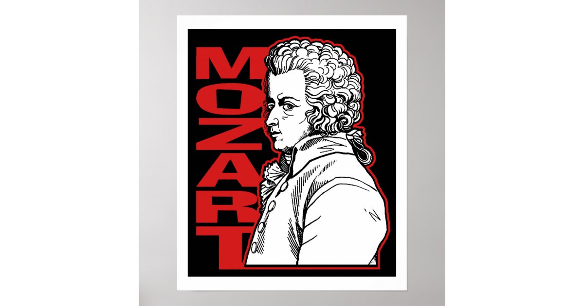 Mozart Poster | Zazzle