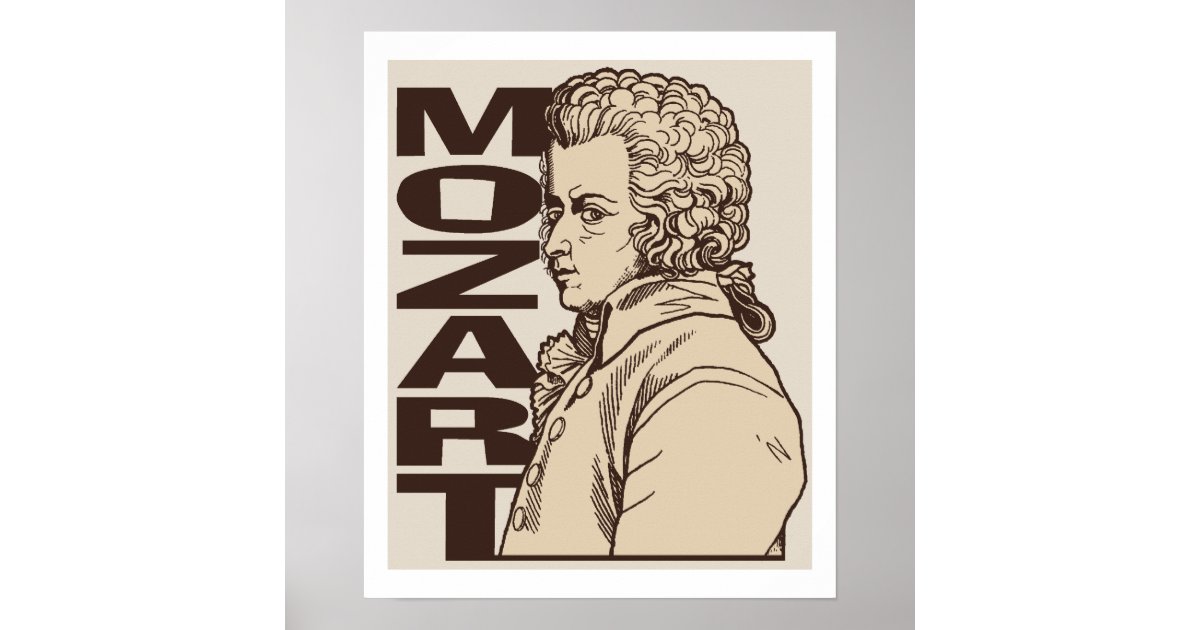 Mozart Poster | Zazzle