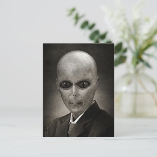 Mr Alien Postcard | Zazzle