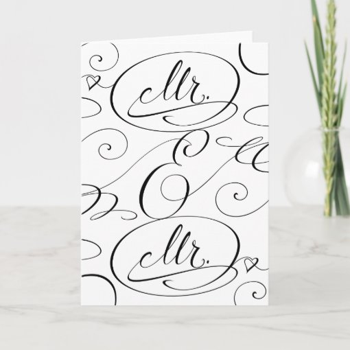 Mr and Mr Gay Couple Wedding Congratulations Card | Zazzle
