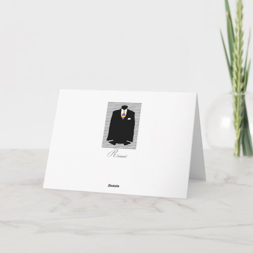Mr and Mr, Two Grooms Wedding Anniversary Card | Zazzle