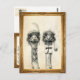 Mr. and Mrs. Ostrich framed Postcard | Zazzle