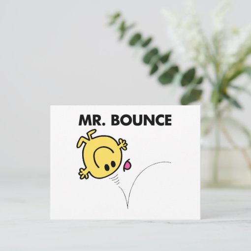 Mr. Bounce | Classic Pose Postcard | Zazzle