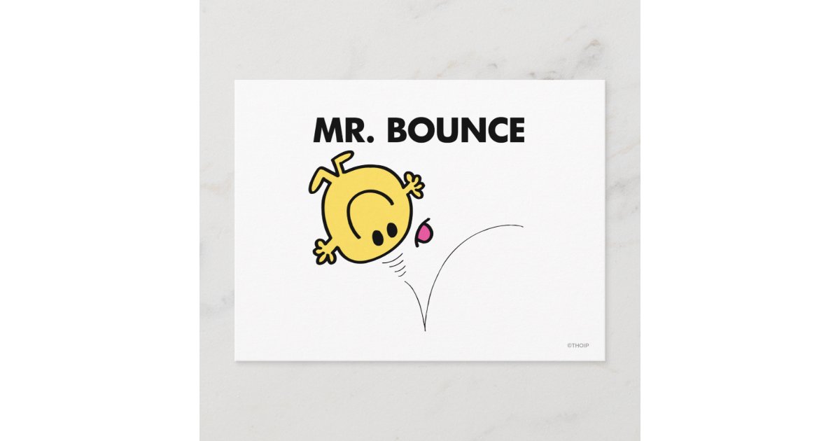 Mr. Bounce | Classic Pose Postcard | Zazzle
